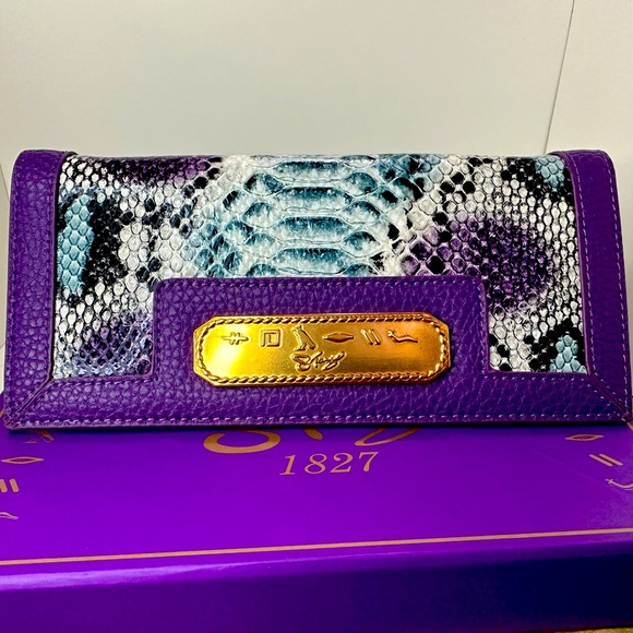 Sharif | Bags | Sharif Leather Trifold Wallet | Poshmark